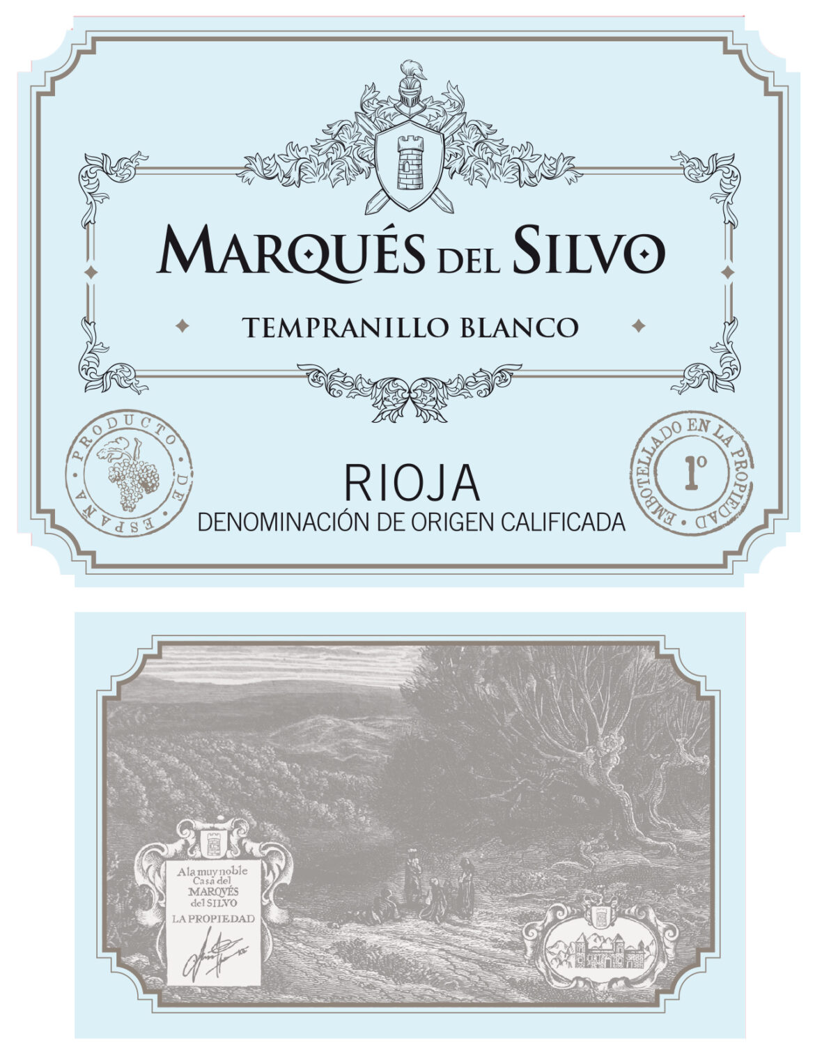 MARQUES DEL SILVO RIOJA WHITE TEMPRANILLO - The Spanish wines
